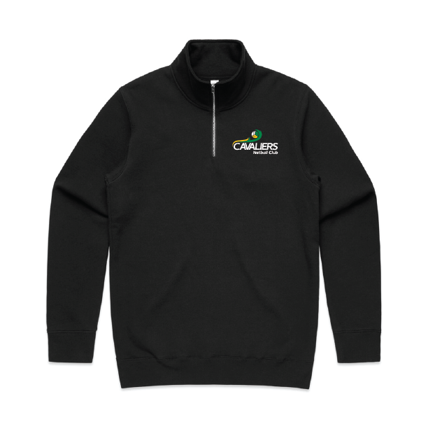 Stencil Half Zip Crew - Cavaliers Netball Club Ordering Site.